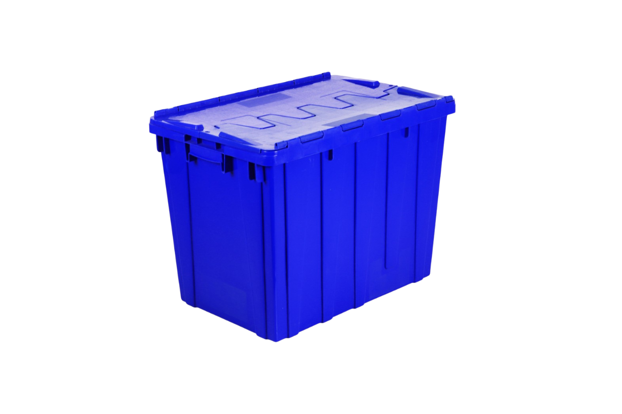 Crate with lid – Plasticcrates.ae